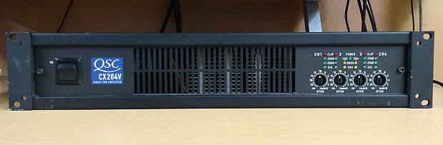 QSC CX204V 4-CH 70V Power Amplifier | Reverb