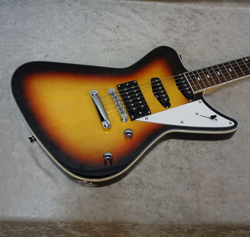 Bootlegger Hounder electric guitar in sunburst finish w/ | Reverb