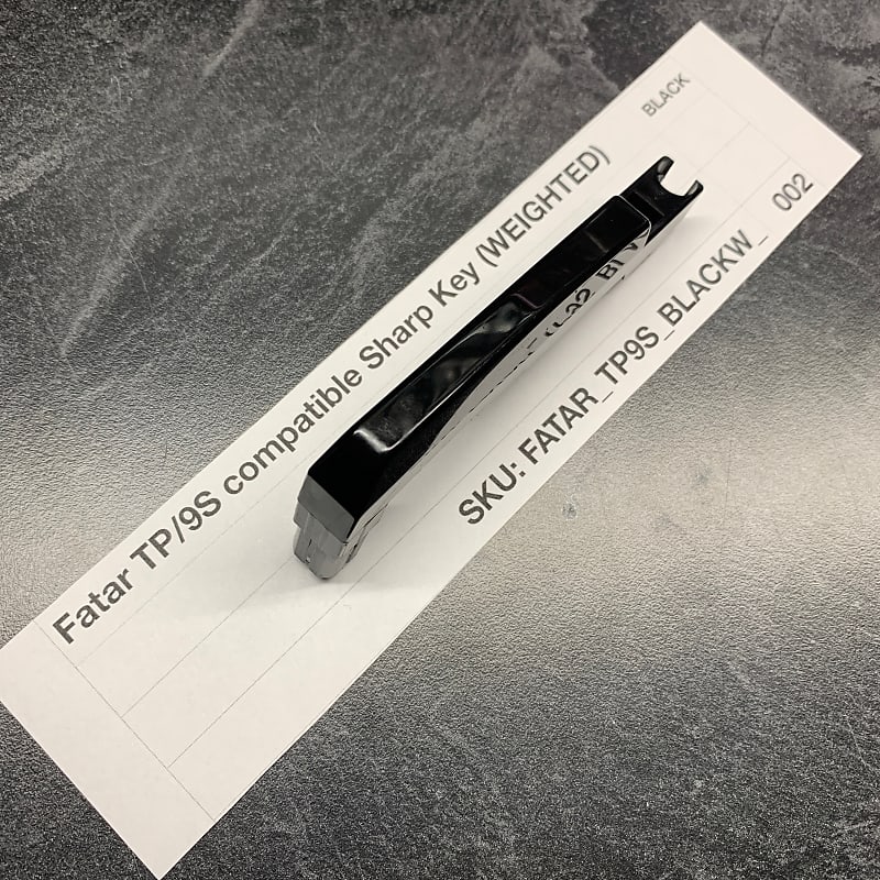 Fatar Replacement Weighted SHARP/BLACK Key (TP/9S Keybeds) | Reverb