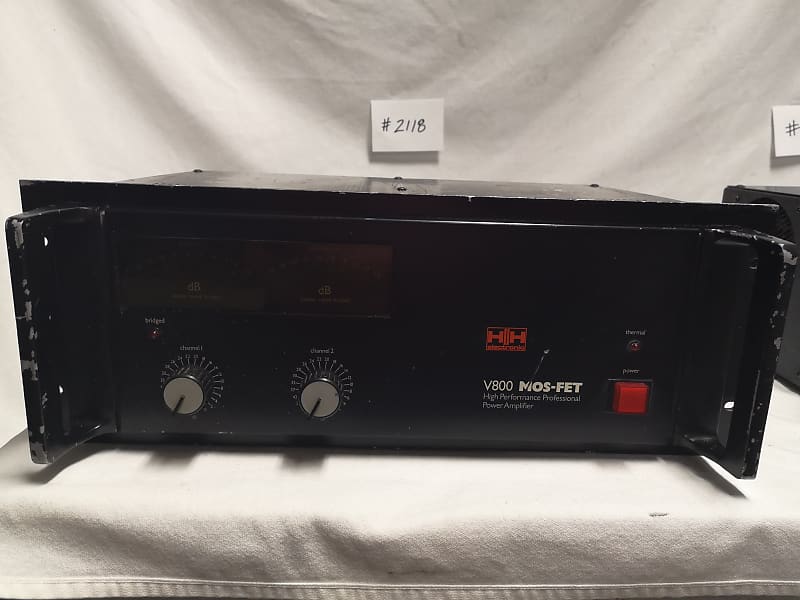 HH V800 MOS-FET High Performance Vintage Power Amplifier | Reverb