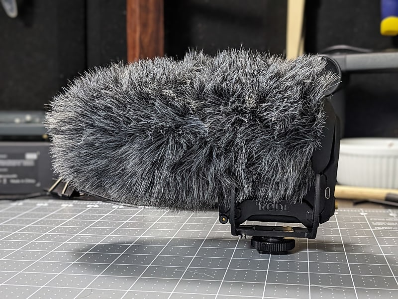 RODE Deadcat VMPR Faux Fur Windscreen 2000 Dark Gray Fur | Reverb