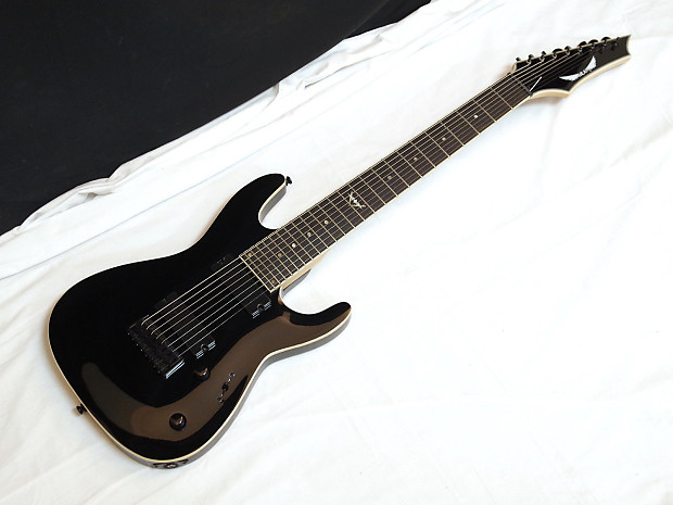 DEAN Custom 850X 8-STRING electric GUITAR new Classic Black - | Reverb