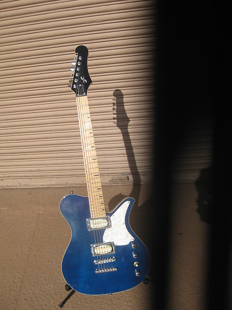 FIRST ACT SHEENA 2006? TRANSLUCENT SAPPHIRE BLUE FLAME TOP | Reverb