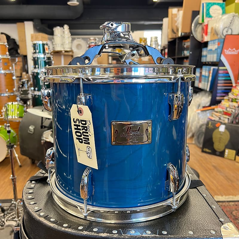 Pearl Masters Studio 12 x 10 Birch Sheer Blue | Reverb