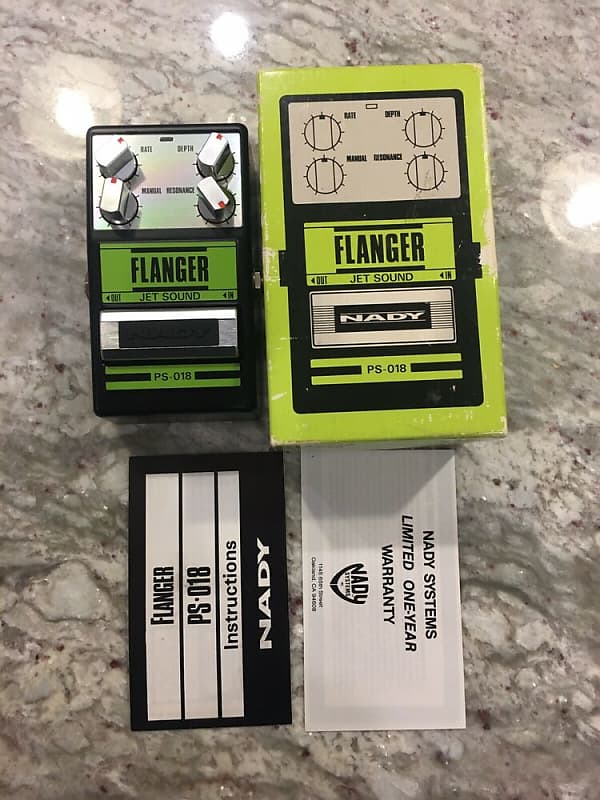 Nady PS-018 Jet Sound Analog Flanger Rare Vintage Guitar | Reverb
