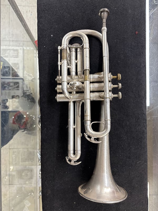 Conn Cornet 1920s - Silver | Reverb