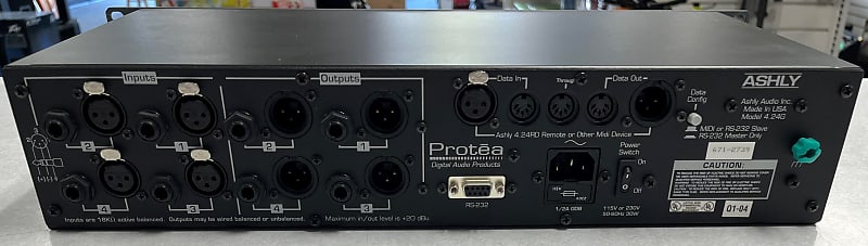 Ashly Protea System II 4.24G 4 Channel Digital Equalizer | Reverb