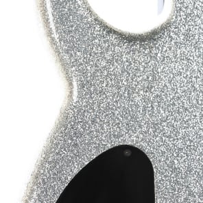 2007 Modulus Flea FB4 Silver Sparkle Bass Guitar | Reverb