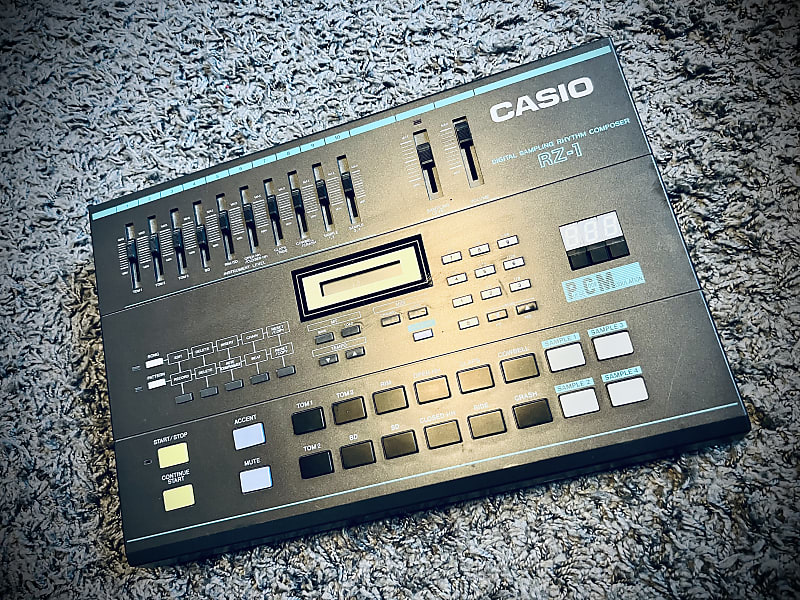 Casio RZ1 Vintage 12bit Drummachine (expanded) 1986 | Reverb