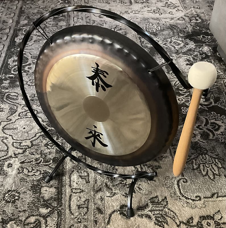 Paiste 10” Deco Gong Set Floor Stand | Reverb