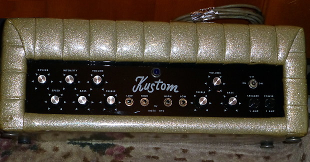 Kustom 1966 J-695 RV "Frankenstein" Guitar Amplifier K200 | Reverb