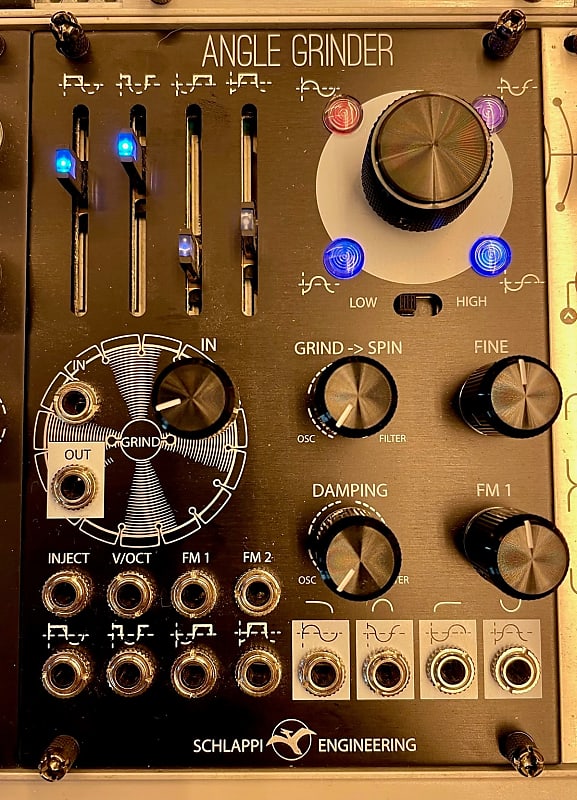 Schlappi Engineering Angle Grinder Black | Reverb