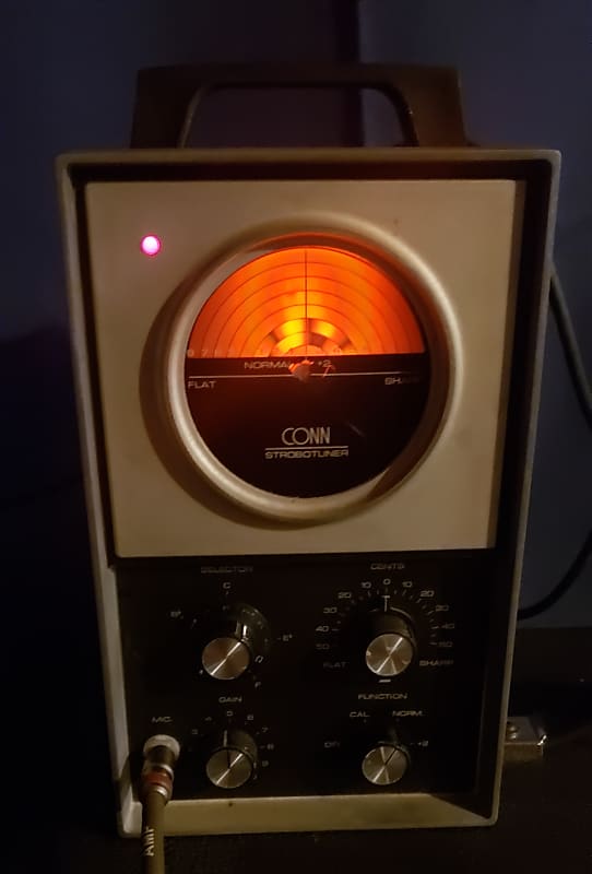 Conn ST11 Type 001 1970s Strobe Guitar Piano Tuner Intonation | Reverb