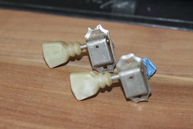 Kluson Vintage Double Line Double Ring Tuners 2x Treble Side | Reverb