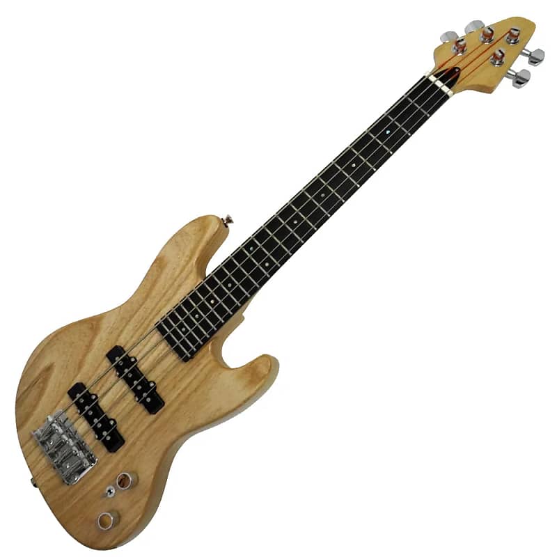 Tiny Bass 4 String Electric Jazz Bass Style Full Ash Body | Reverb