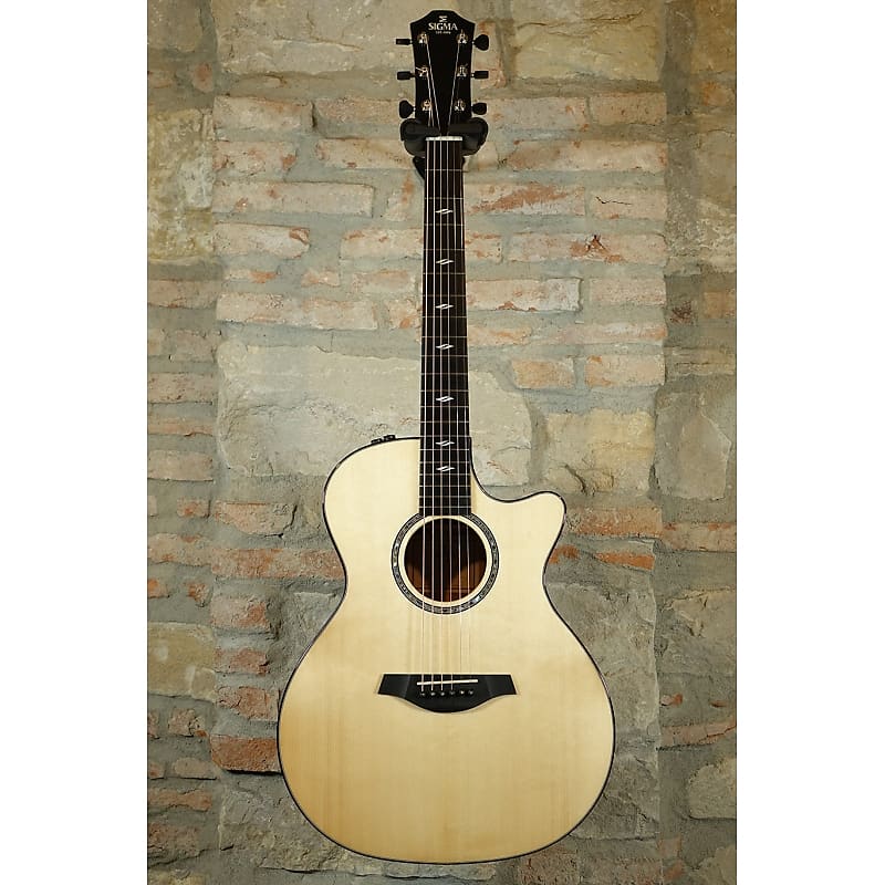 SIGMA GZCE-3+ - Grand OM in Ziricote amplificata Fishman Flex | Reverb