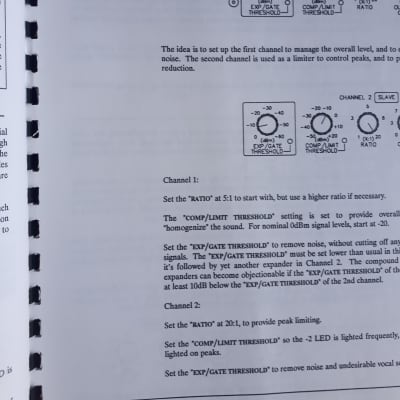 Operating Manual for Symetrix 525 Dual Gated | Reverb