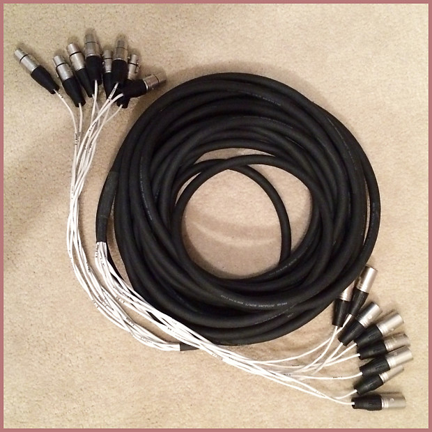 8-Channel 50' ft XLR Studio/Stage Snake Cable | Reverb
