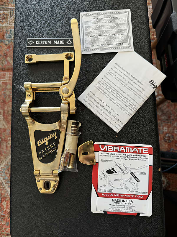 Bigsby + Vibramate B7 / V7 w/335 adapter with regular and | Reverb