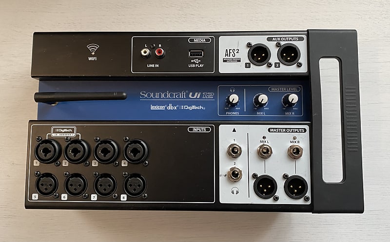 Soundcraft Ui12 12-Channel Remote Controlled Digital Mixer | Reverb