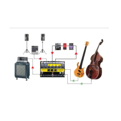 RADIAL Bassbone V2 Bass Guitar Preamp and DI Box w/Power | Reverb