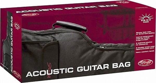 Stagg STB-10W Padded Acoustic Guitar Gig Bag | Reverb