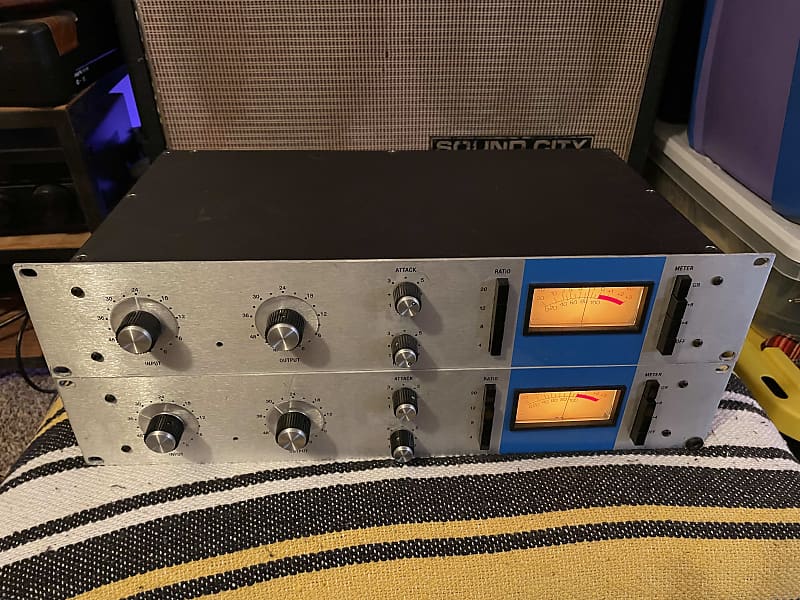 Hairball Audio 1176 Rev A Compressor 2010s - Blue Stripe PAIR | Reverb