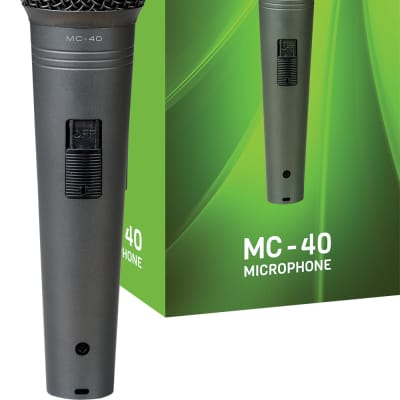 Vokal MC-40 Dynamic Uni-Directional Wired Microphone with | Reverb