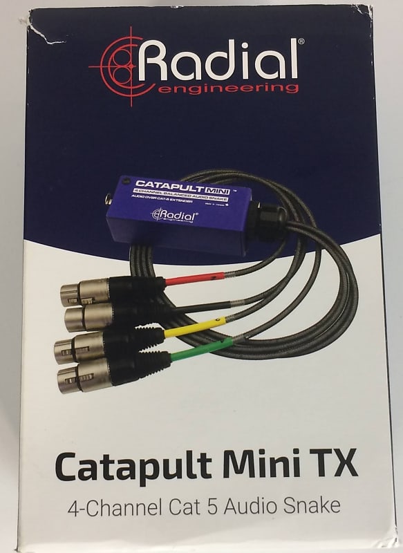 Radial Engineering Catapult MINI TX 4-Channel Shielded Cat 5 | Reverb