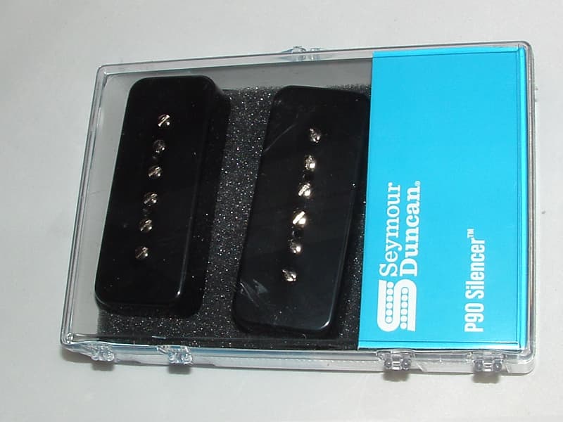 Seymour Duncan Hot P90 Silencer Soapbar Pickup Set (Black) | Reverb