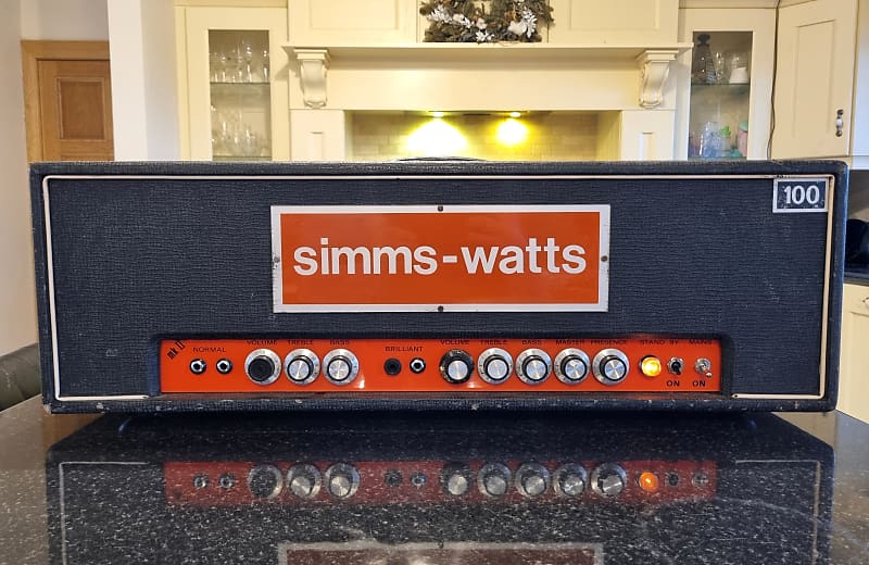 Simms-Watts AP-100 MkII 1972 Valve Amplifier - Excellent | Reverb