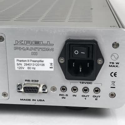 Krell Phantom III Preamplifier w/ Original Box | Reverb