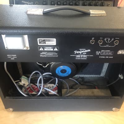 Fender Performer 650 guitar amplifier 1990s - Black | Reverb