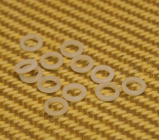 GP092 Grover Nylon Tuner Machine head Washer Buttons White | Reverb