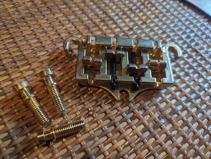Epiphone Allen Woody 3 Point Gold Bass Bridge For Parts | Reverb