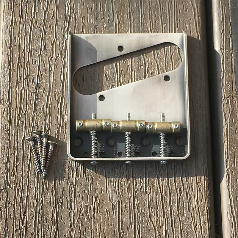 Lefty Vintage Style Tele Ashtray Bridge Brushed | Reverb Australia