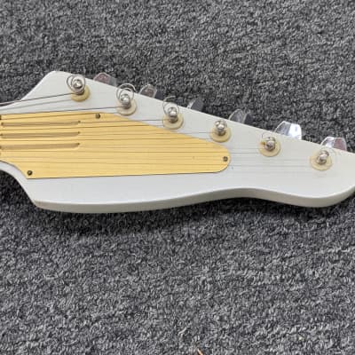 Teisco TRG-1 Guitar With Built in Amp 60's - White Silvertone | Reverb