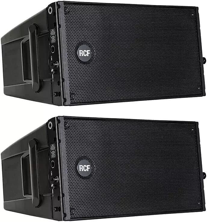 2x Rcf Hdl 10 A Active Line Array Module 1400w Amplified Dj Reverb