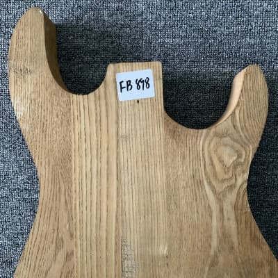 Unfinished Solid Ash Raw Material Guitar Body Double Cutaway | Reverb