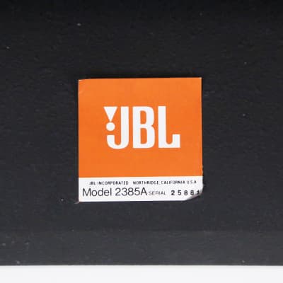 1990’s JBL 2385A Flat-Front Bi-Radial Horn Black 2385 A Flat | Reverb
