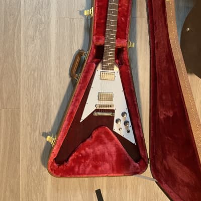 Gibson Flying V Red Widow Custom Shop Electric Guitar | Reverb