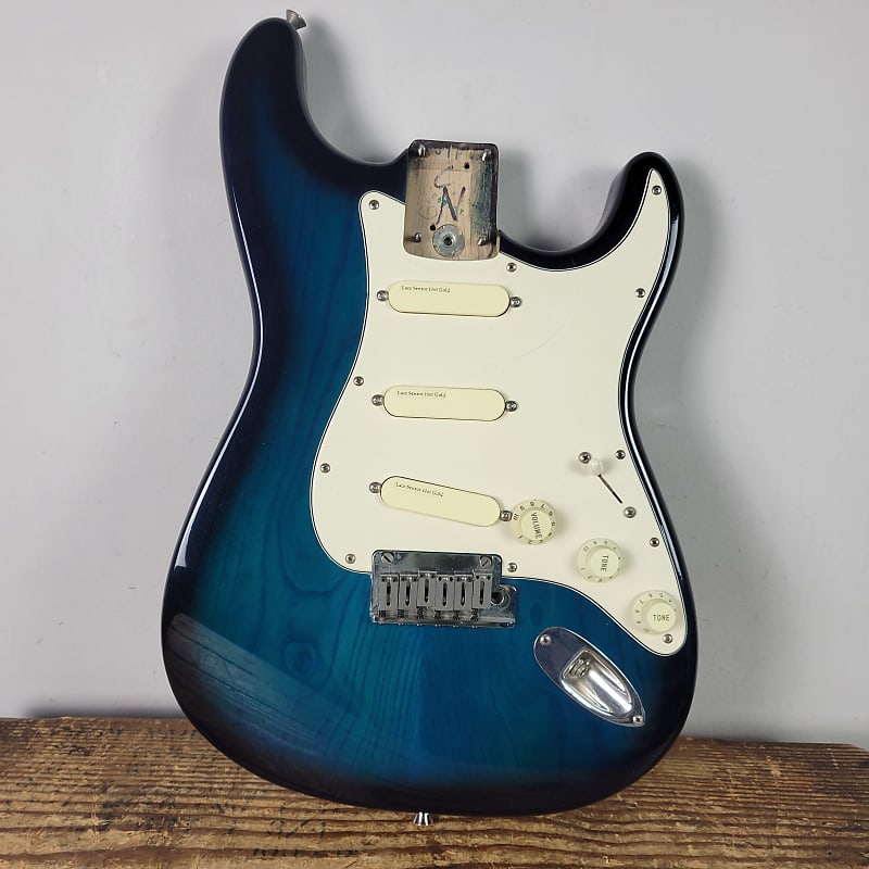 1989 Fender Loaded Stratocaster Plus Body - Blue Burst | Reverb