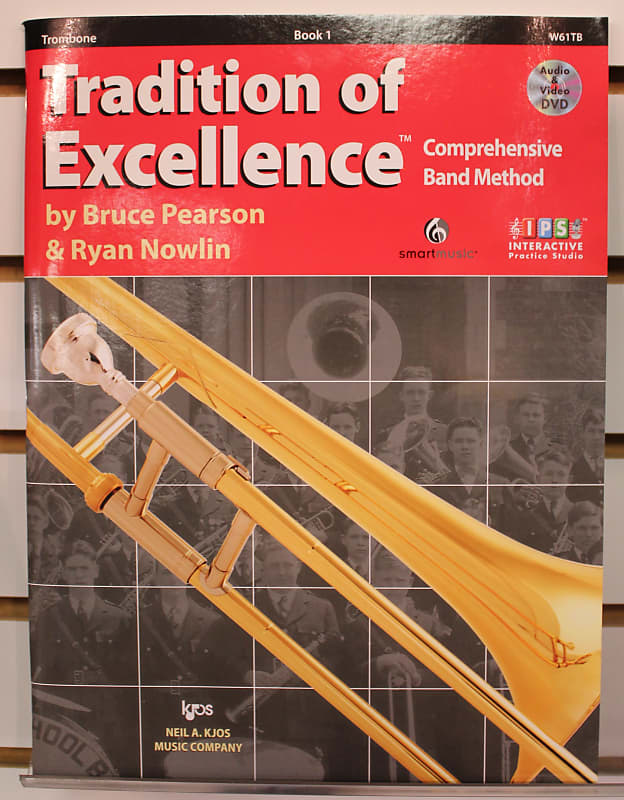 Tradition of Excellence Book 1 - Trombone Band Method Book/CD | Reverb