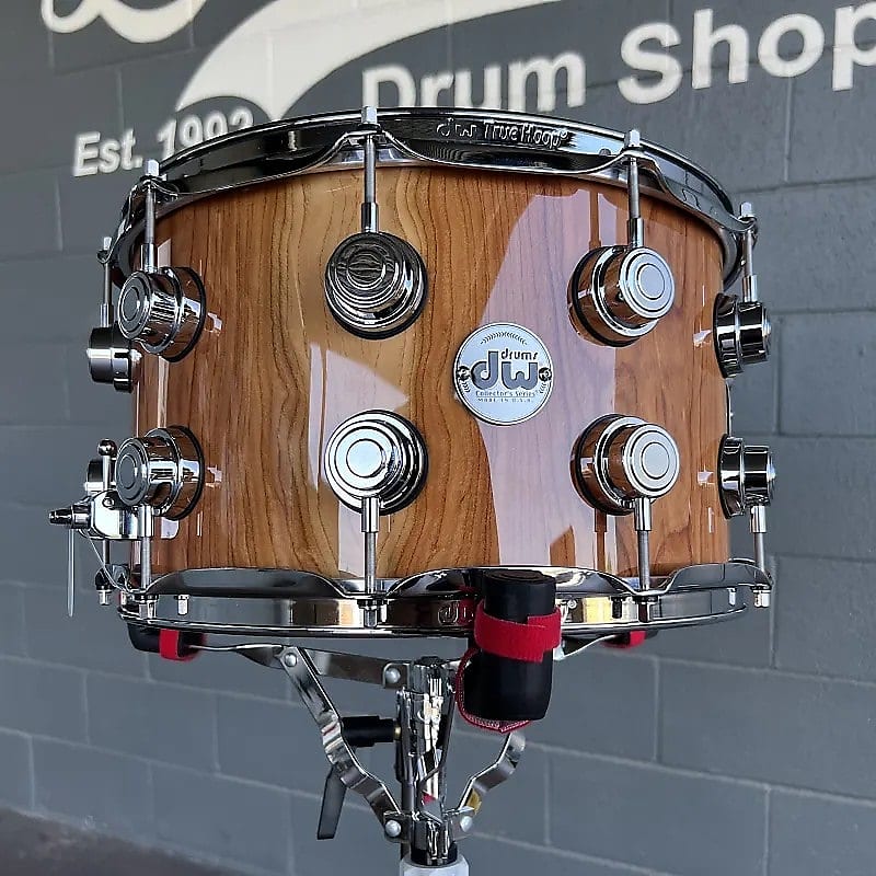 DW Collector's Series 8x14" Pure Almond Exotic Snare Drum in | Reverb