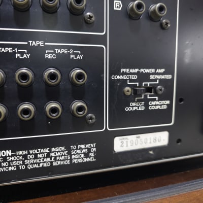 Sansui Au-519 Amplifier Recapped Operational with Sansui Rack | Reverb