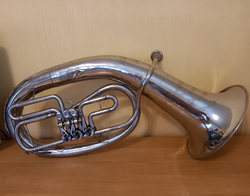 Baritone Wind Brass Musical Instrument USSR Soviet Horn | Reverb UK