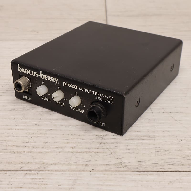 Barcus-Berry 3000A Piezo Buffer Preamp Equalizer EQ | Reverb