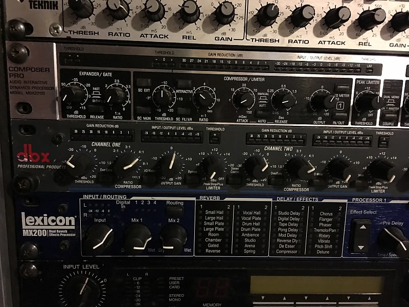 Behringer MDX2200 2 ch. compressor COMPOSER PRO | Reverb