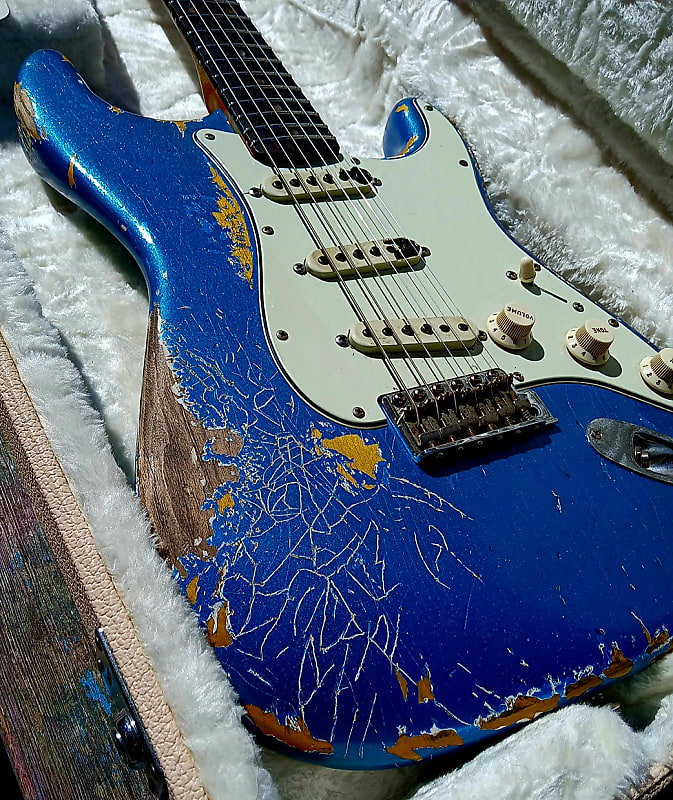 Stratocaster 2025 - Lake Placid Blue heavy relic replica | Reverb