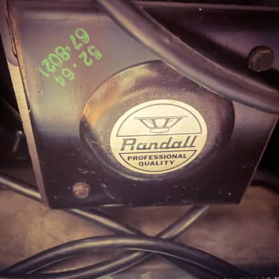 Randall RG30 1980 USA - Black Tolex 30w 1x12 Monster! | Reverb